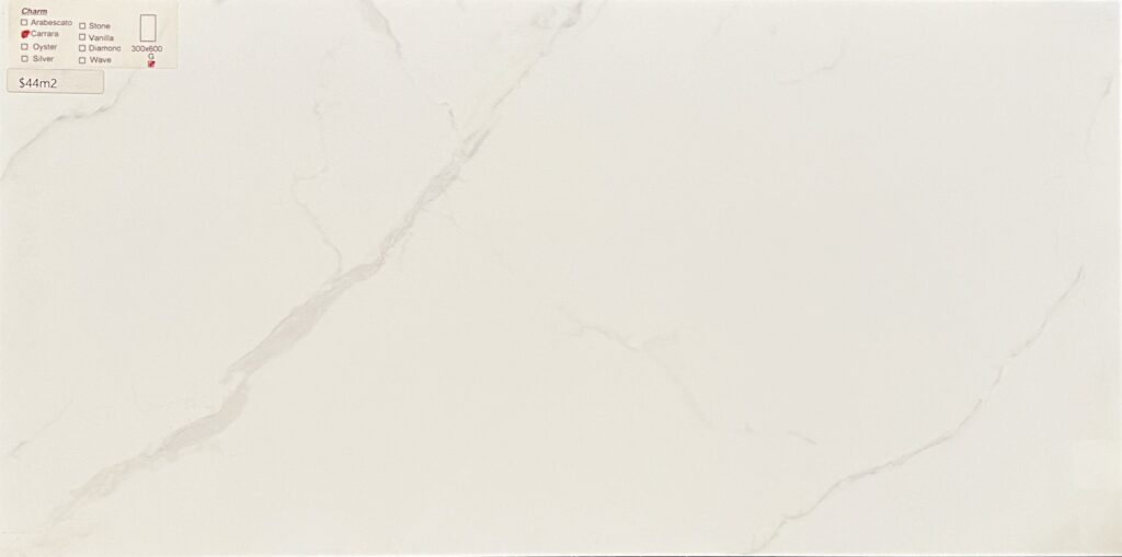 300x600mm Gloss White Rectified Ceramic Wall Tiles – Gia's Bathrooms ...