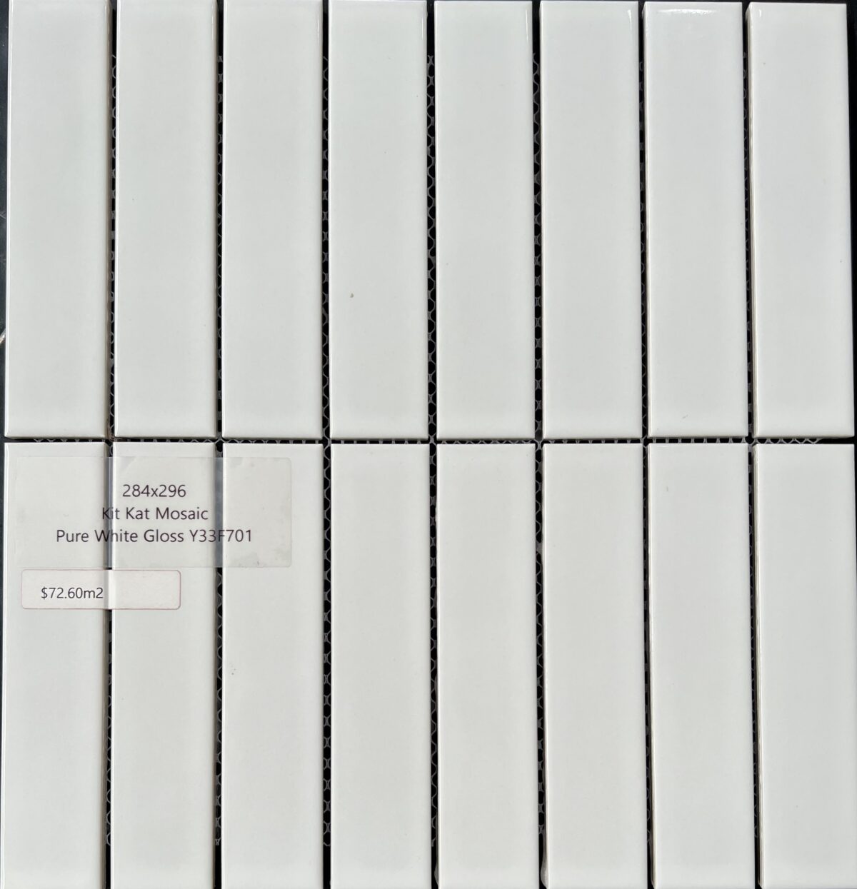 Kit Kat Mosaic Green Matt Y33F825 284x296 - Gia's Bathrooms and Tiles